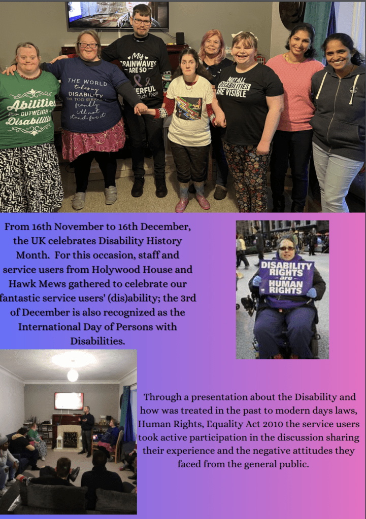 UK Disability History Month – Focus Care Supported Living – Our Focus ...